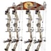 Personalized Compound Bow Recurve 8-place Solid Oak Wall Display Rack ...