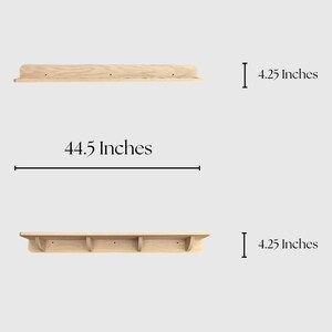 10-gun Solid Oak Unfinished Wall Mount Display Gun Rack for Rifles and ...
