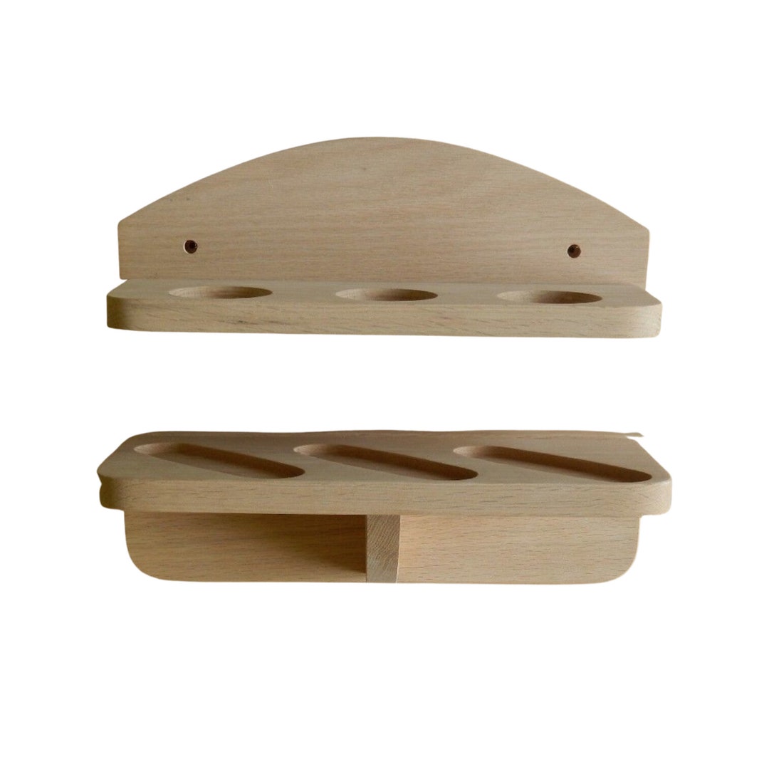 3-gun Solid Oak Gun Rack Wall Mount Display Unfinished - Etsy