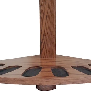 Corner Gun Rack 6-gun Oak Rifle / Shotgun Display - Etsy