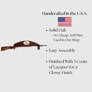 Personalized 1-gun Horizontal Wall Display Rack for Rifles and Shotguns ...