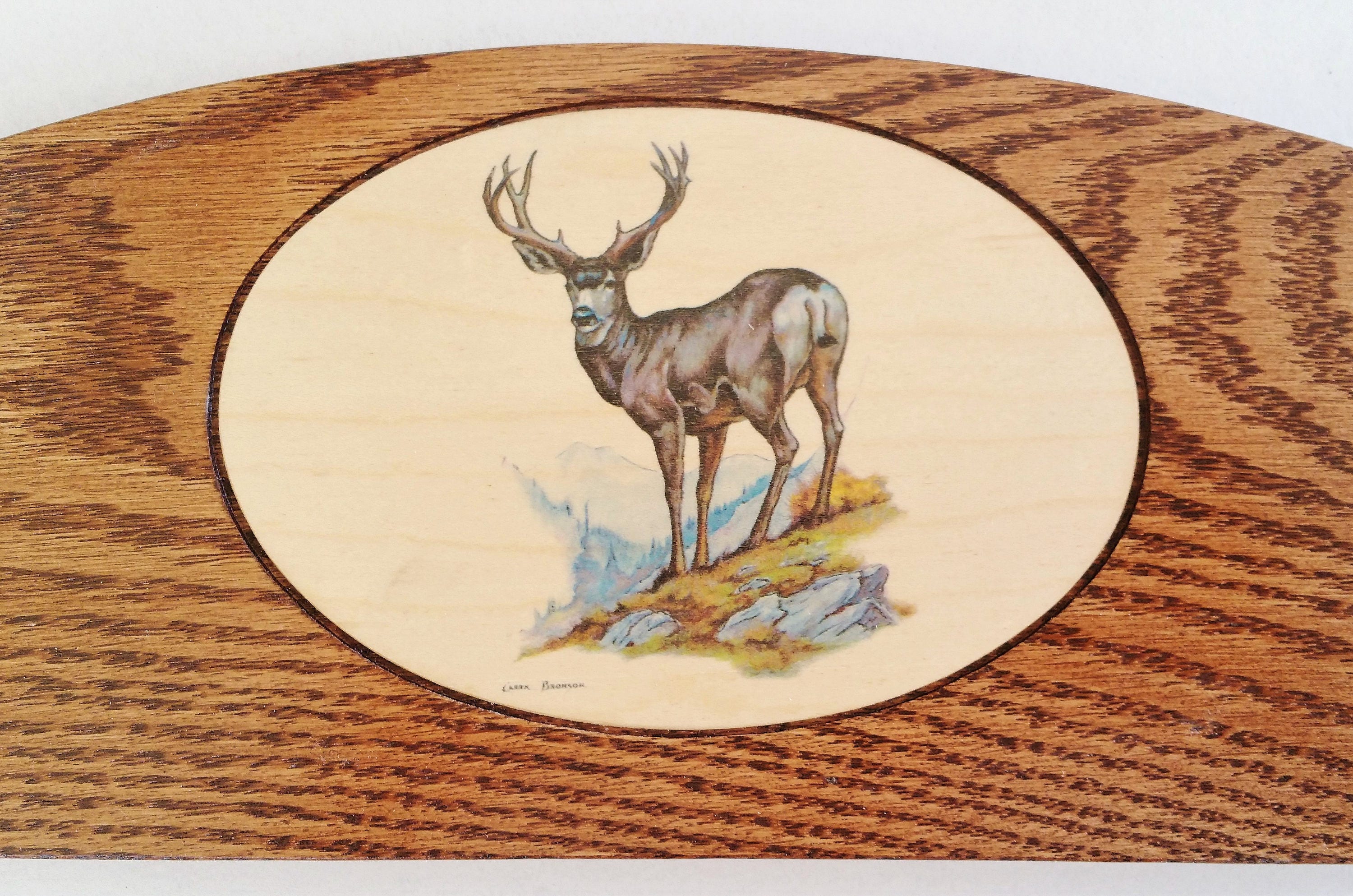 Personalized Compound Bow Recurve 8-place Solid Oak Wall Display Rack ...