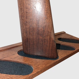 8-gun Solid Oak Wall Mount Gun Rack Display for Rifles and Shotguns - Etsy