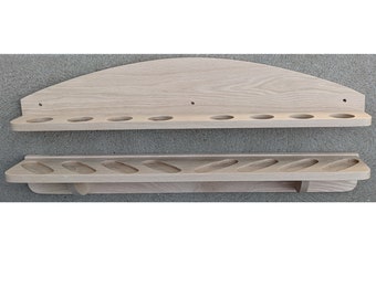 Gun Rack 8-gun Solid Oak Wall Display for Rifles and Shotguns - Etsy Canada