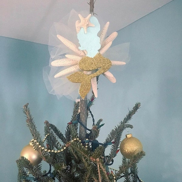 Mermaid Tree Topper - Etsy