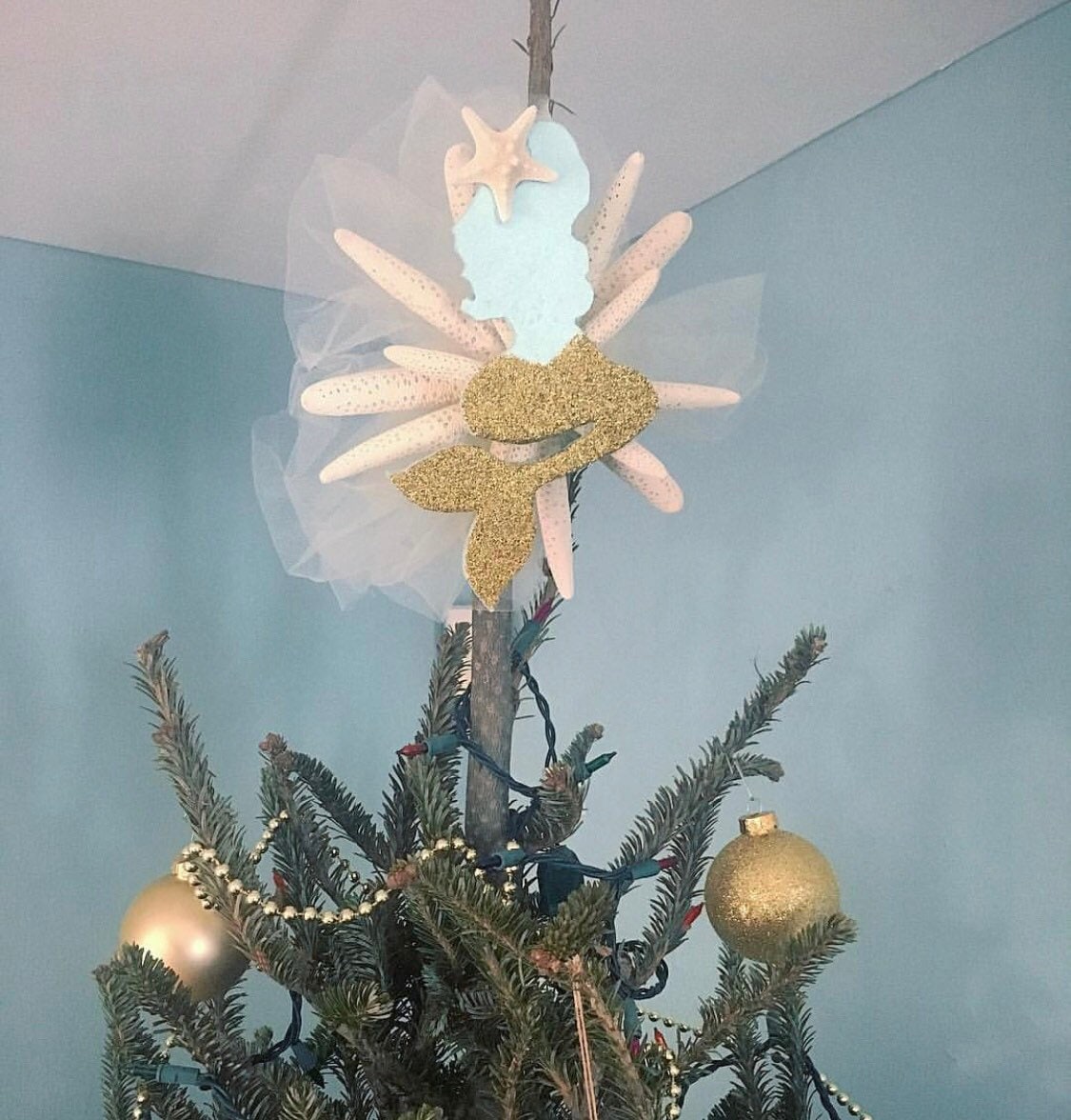 Mermaid Tree Topper - Etsy