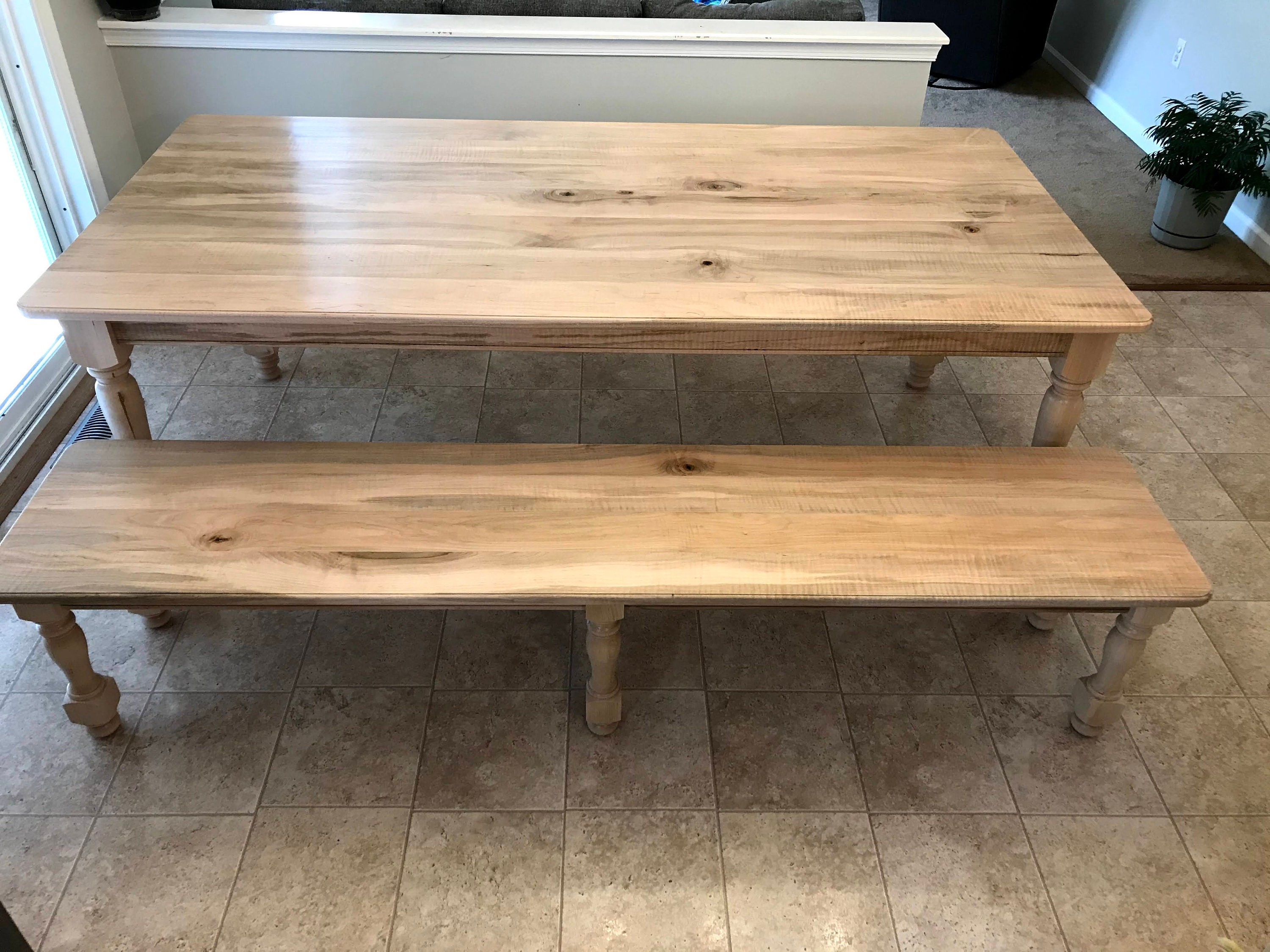 Custom Built Modern Country Dining Table - Etsy