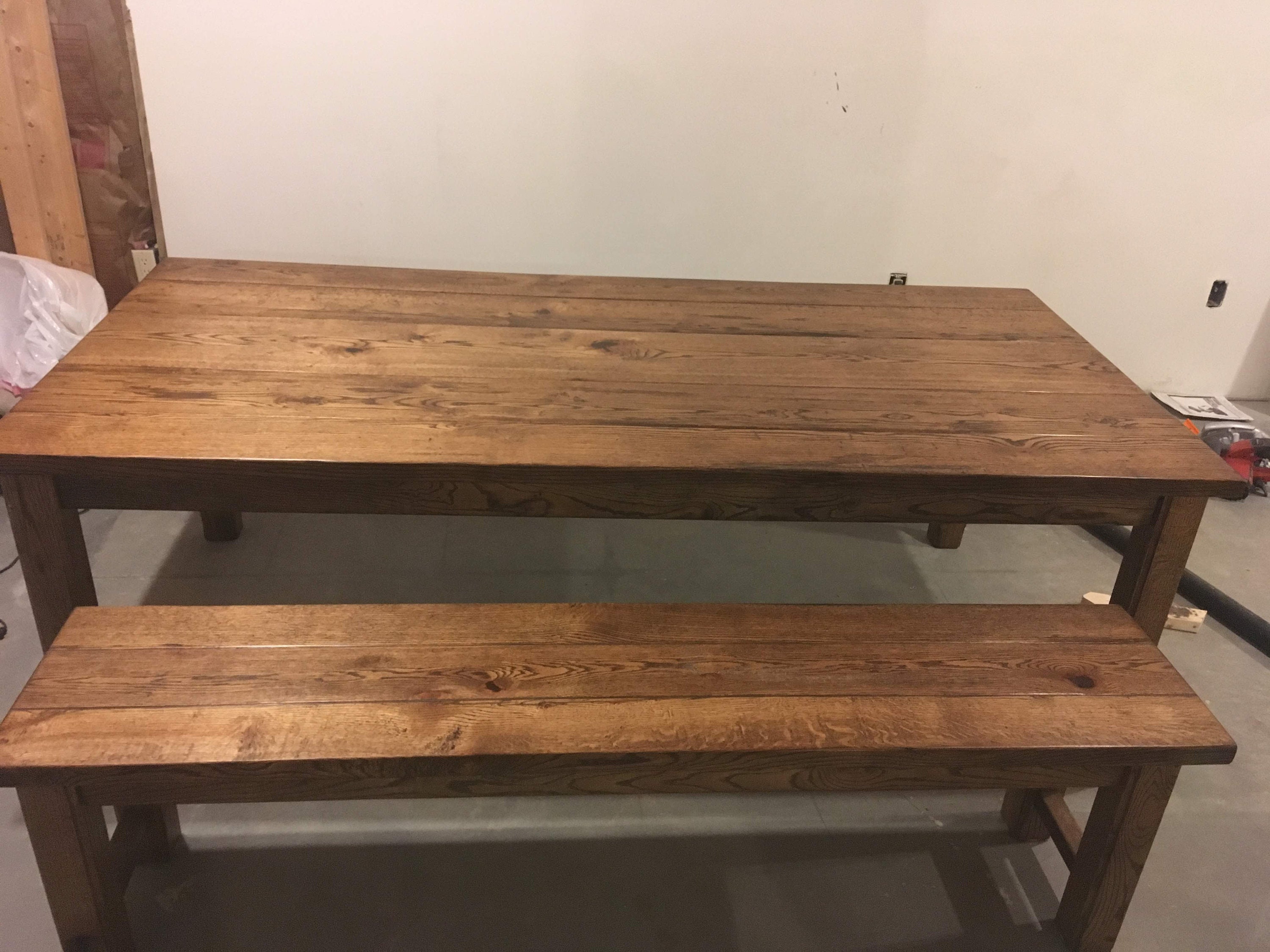 Custom Built - Traditional Farmhouse Table - Etsy