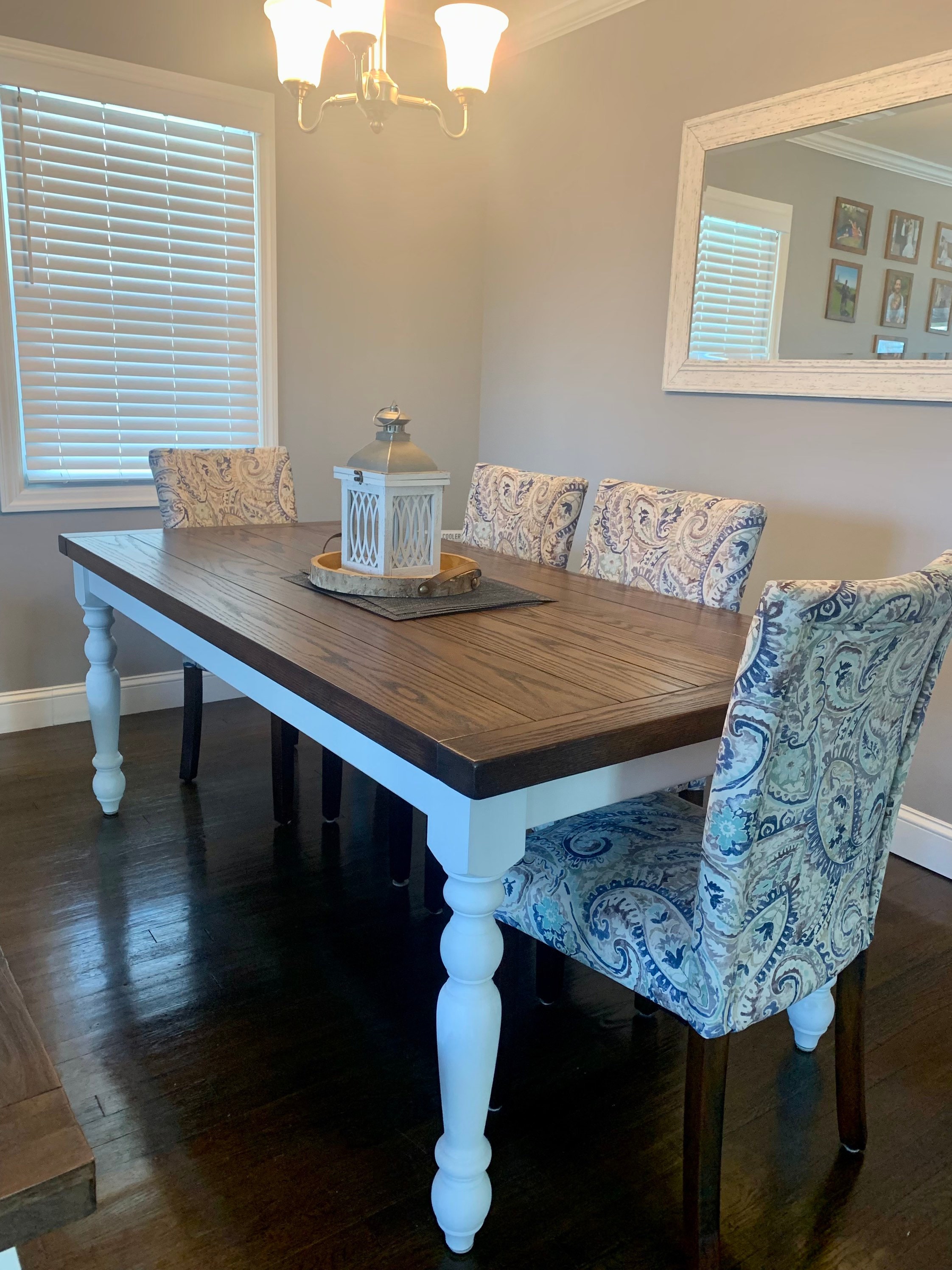 Custom Built Modern Country Dining Table - Etsy