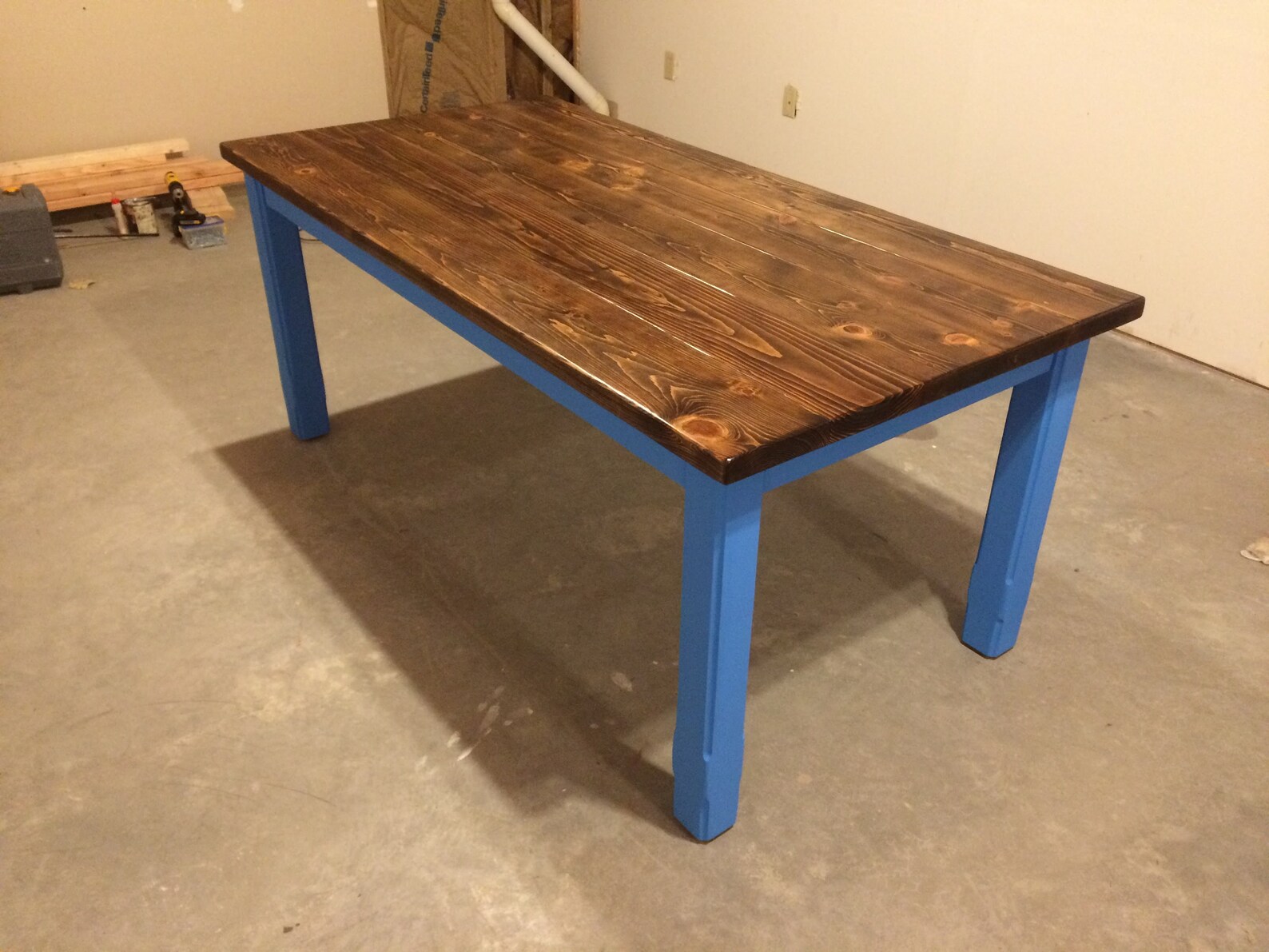 Custom Built - Traditional Farmhouse Table - Etsy