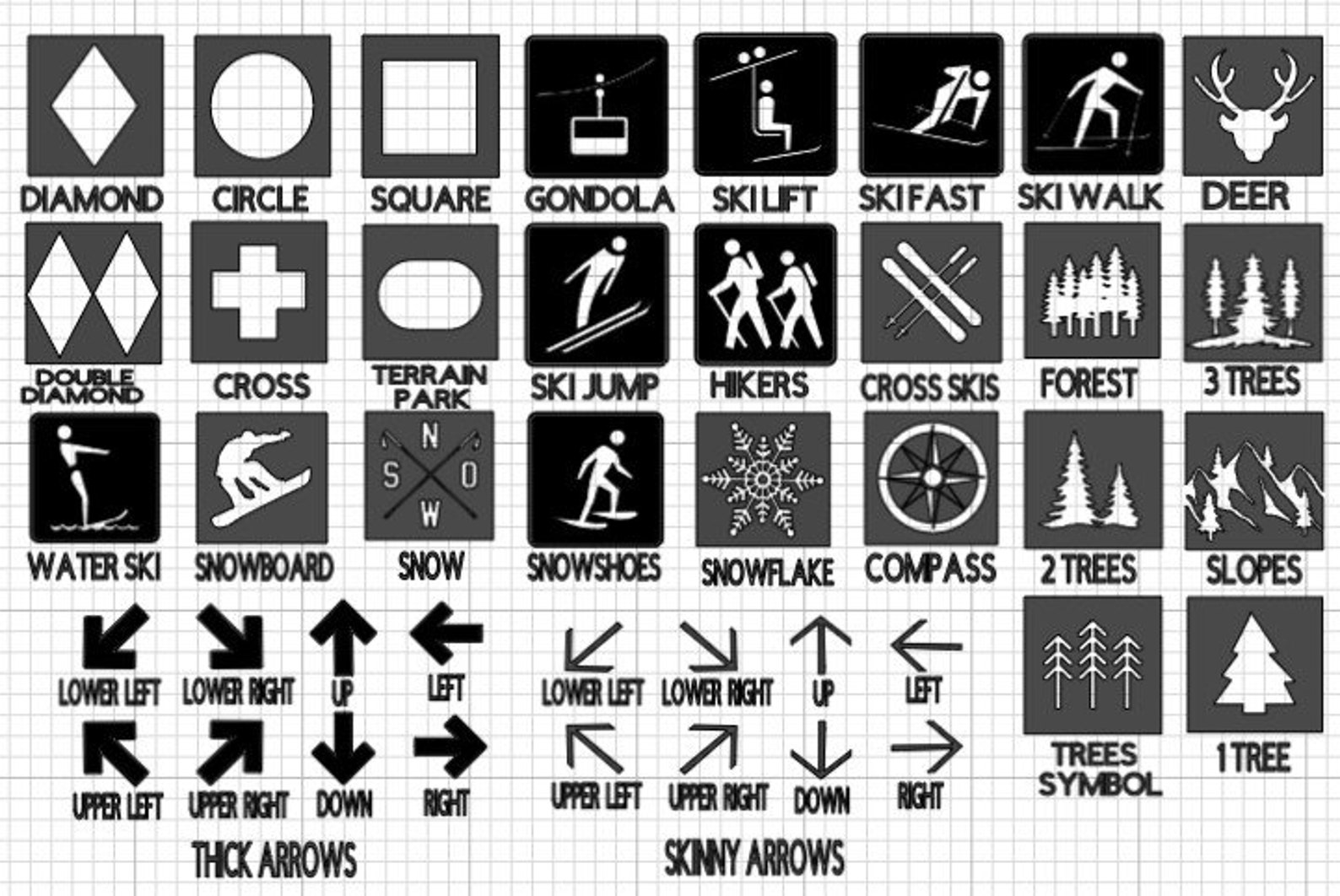 Custom Ski Trail Signs Rustic Cabin Decor Ski and Snowboard - Etsy UK