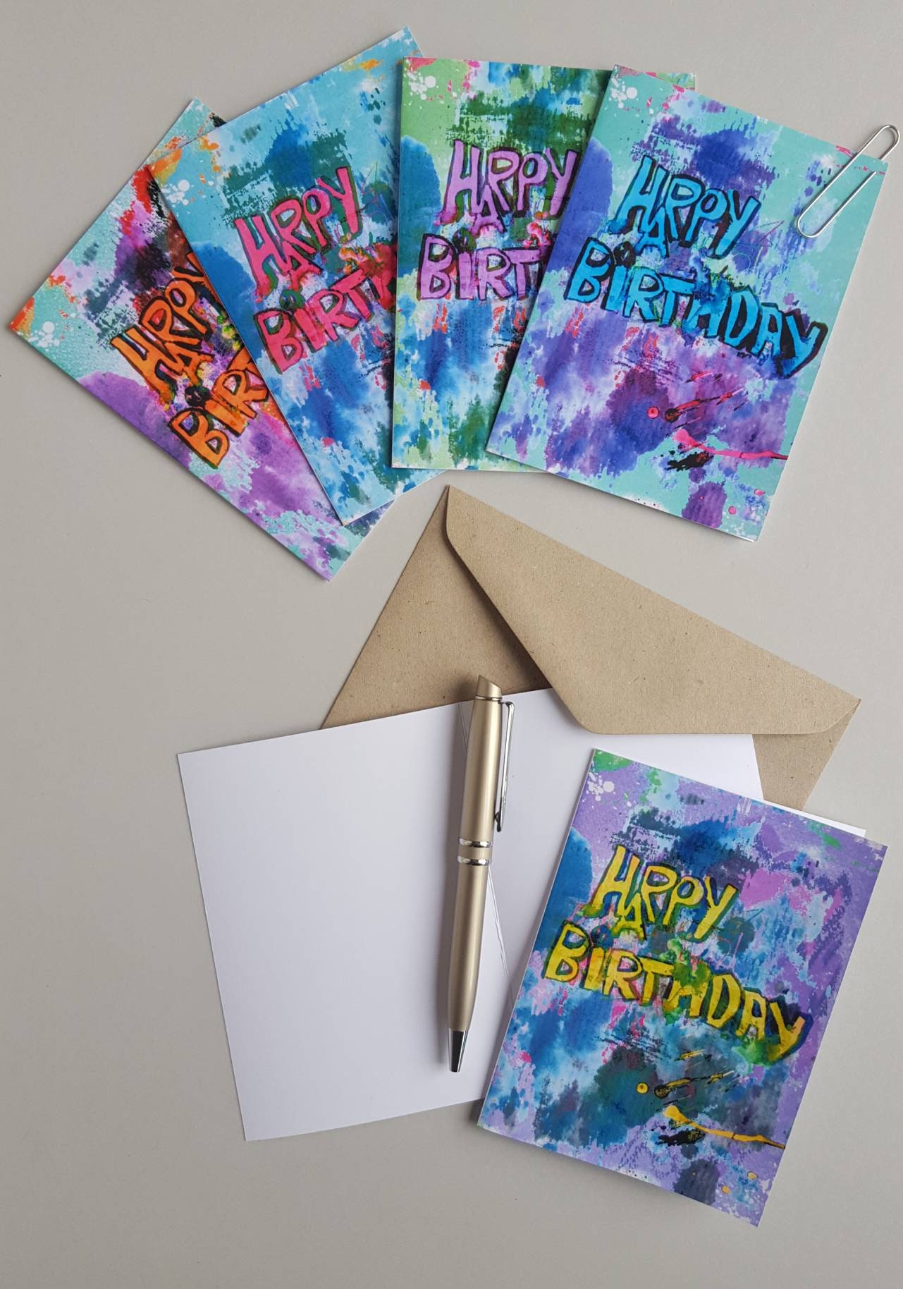 Graffiti Art, Happy Birthday Card, Girls Birthday Card, Boys Birthday ...
