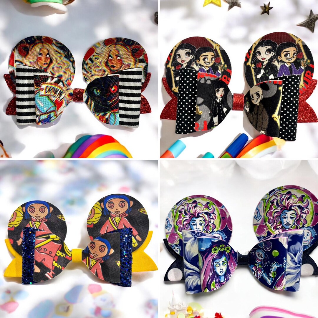 Mouse Ear Bow - Horror Family - Voodoo Doll - Mansion Psychic - Trippy ...