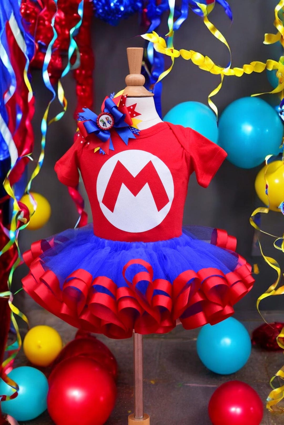 Super Mario Costume - Toddler Girl Halloween Costume - Baby Girl ...