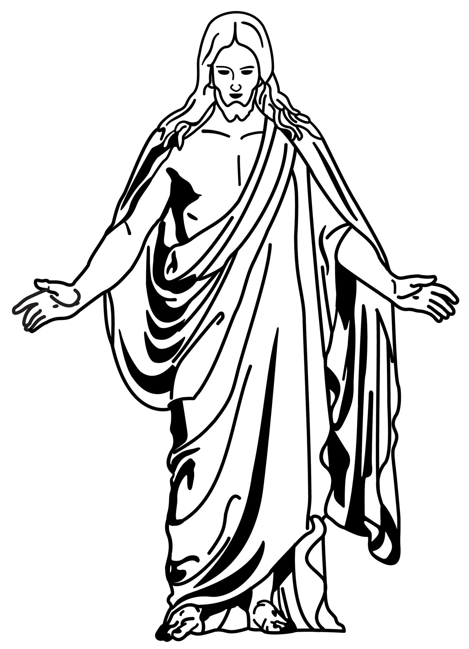 Large Detailed Christus Sticker | Etsy