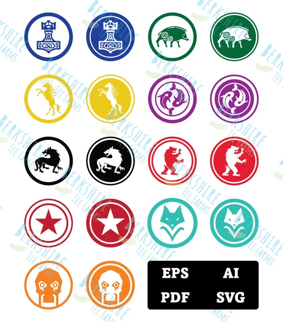 Scythe Faction Logos Vector Files - Etsy