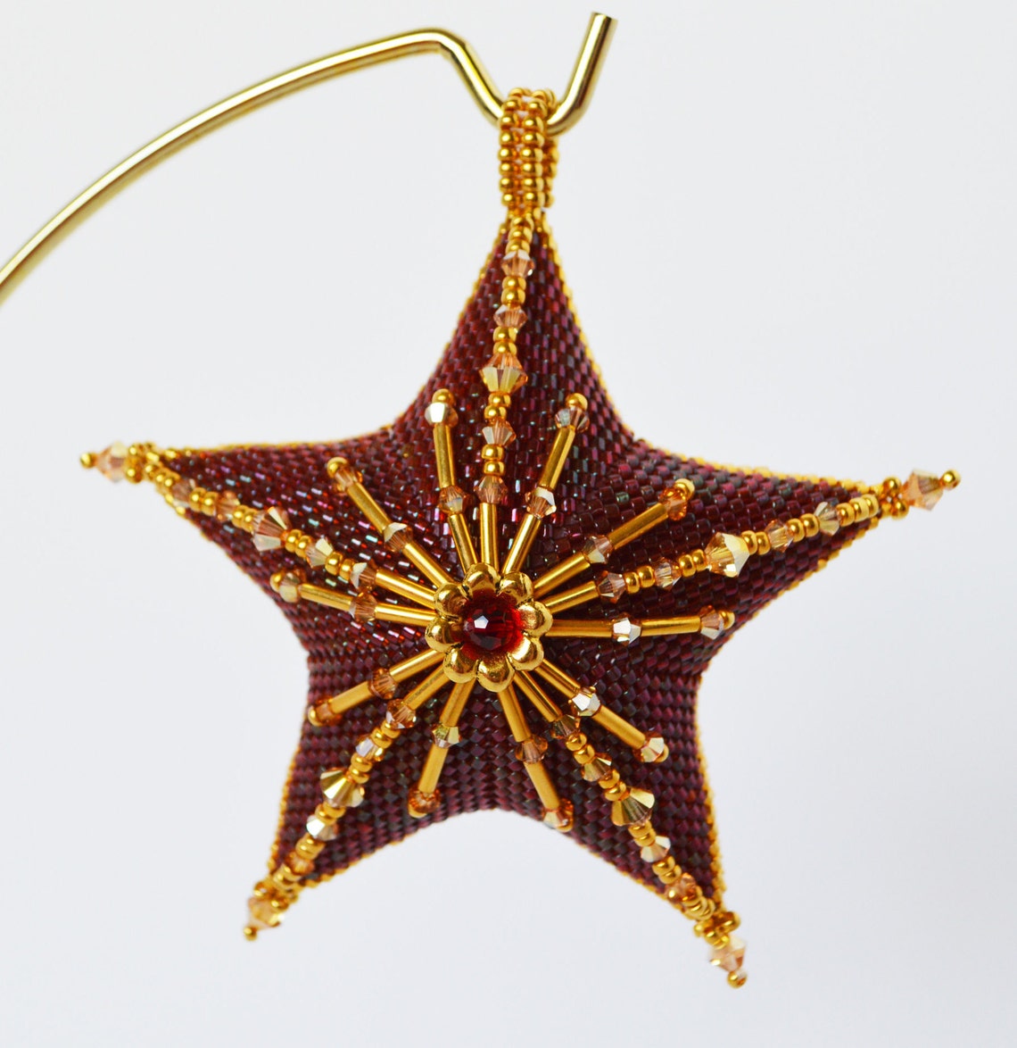 Peyote Embellished Star Pattern - Etsy