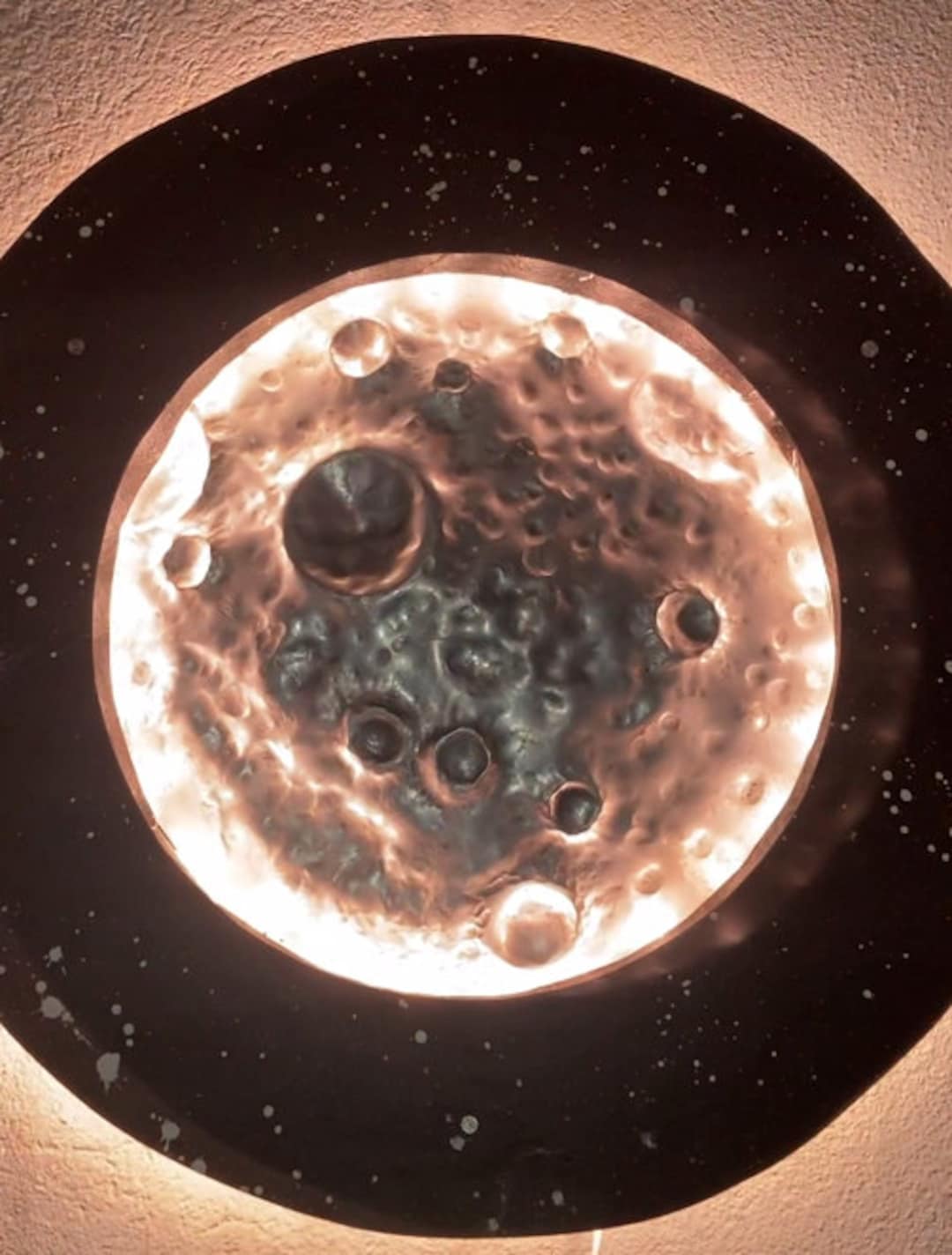 Moon Wall Light Lamp Moon Light Space Interior Star - Etsy