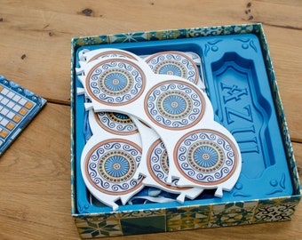 Azul Board Game Organizer Insert With Crystal Mosaic Expansion STL ...