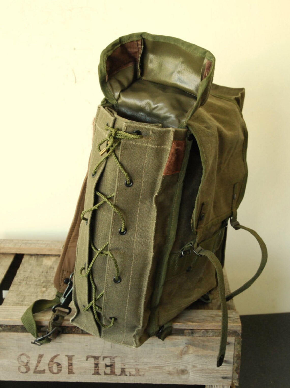 Italian Army Backpack Rucksack Vintage Manbag Italian - Etsy