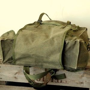 Italian Army Backpack Rucksack Vintage Manbag Italian Alpini Mountain ...