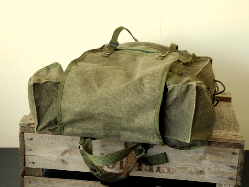 Italian Army Backpack Rucksack Vintage Manbag Italian - Etsy