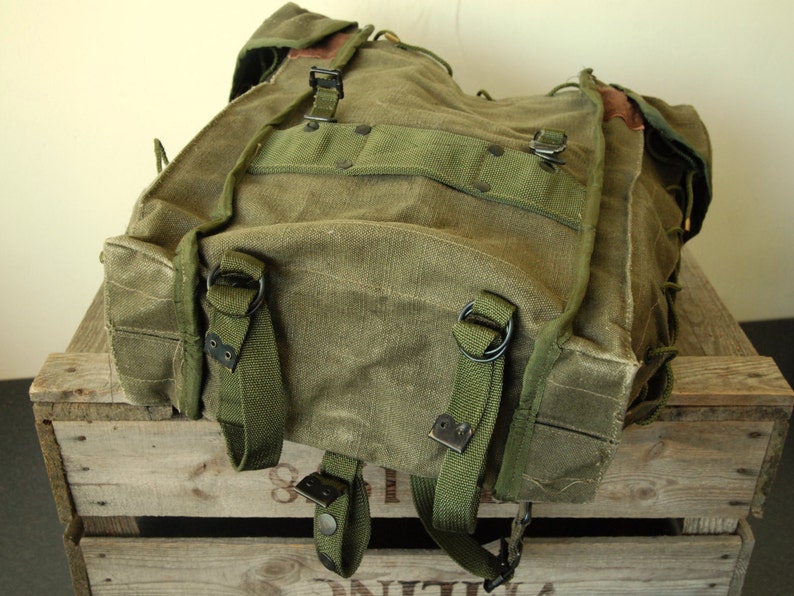 Italian Army Backpack Rucksack Vintage Manbag Italian - Etsy