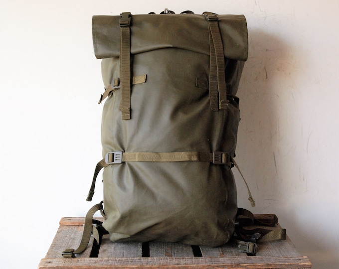 Swiss Army Backpack Rucksack Rubber Canvas Vinyl Vintage Manbag M91 ...