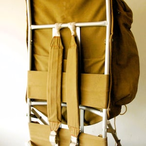 Ermak Vintage Rucksack Backpack From the 80s Made From Canvas With ...