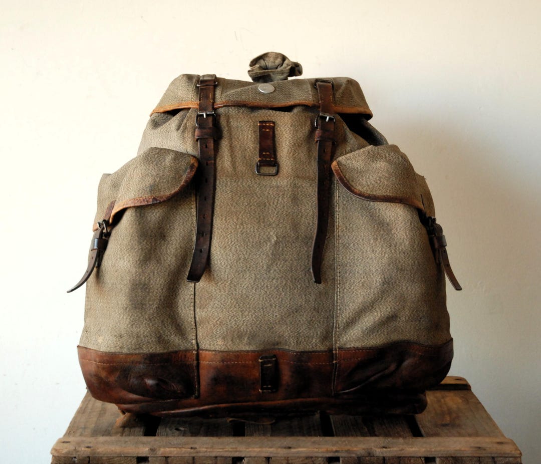 Swiss Army Backpack - Rucksack Salt and Pepper - Etsy