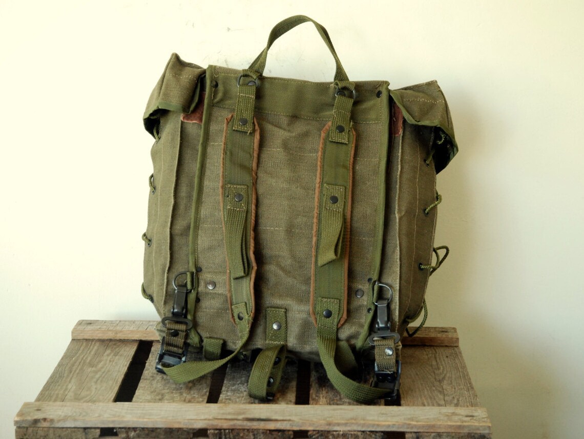 Italian Army Backpack Rucksack Vintage Manbag Italian - Etsy