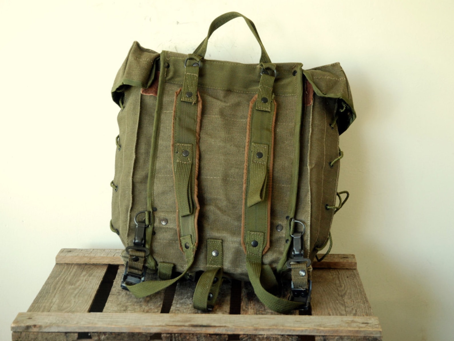 Italian Army Backpack Rucksack Vintage Manbag Italian - Etsy