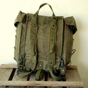 Italian Army Backpack Rucksack Vintage Manbag Italian Alpini Mountain ...