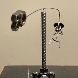 Fisherman Balancing Sculpture - Etsy