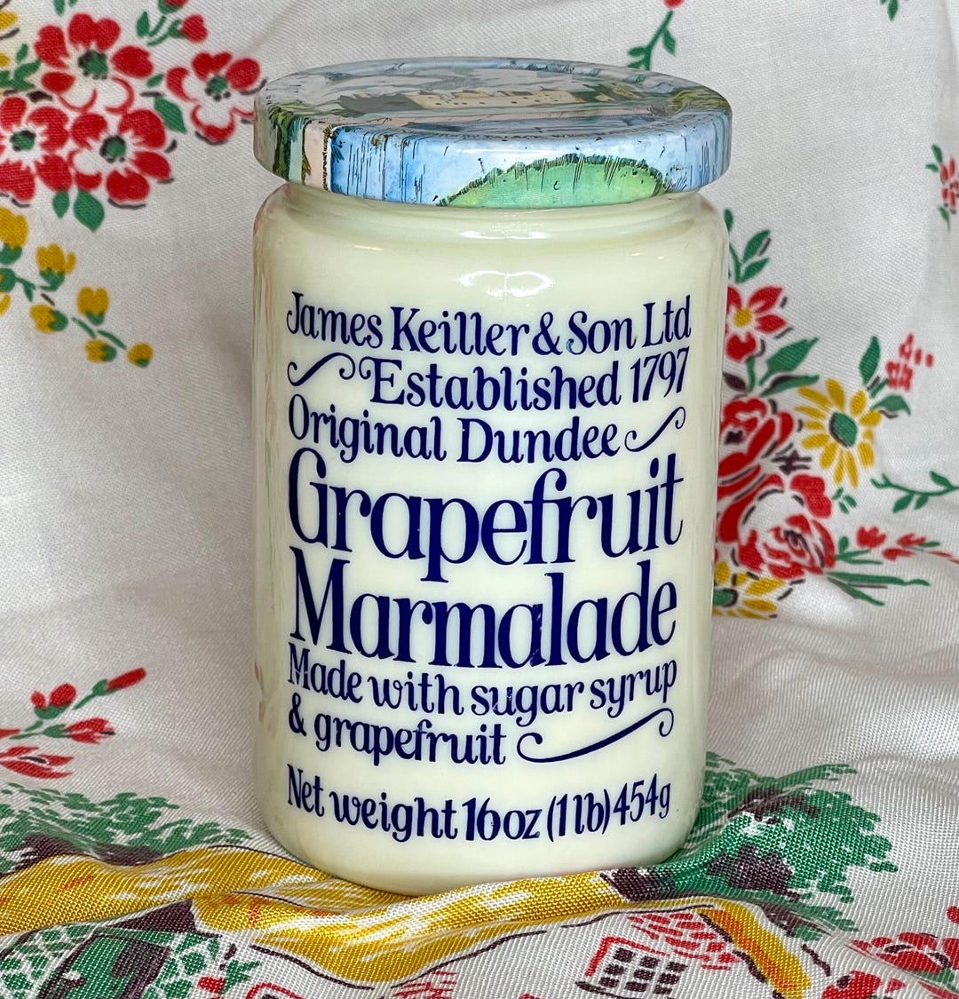 Vintage James Keiller & Son Jar - Milk Glass - With Lid - 1960’s - Etsy
