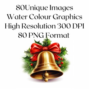 80 Christmas Clipart Bundle, PNG Image Transparent, Xmas Clip Art ...
