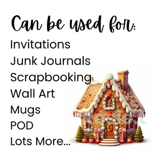Christmas Cookie Clipart PNG | Gingerbread Clip Art Bundle | Holiday ...