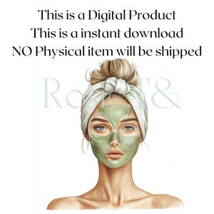 Self Care Clipart Bundle | Spa PNG, Beauty Skincare Illustrations ...