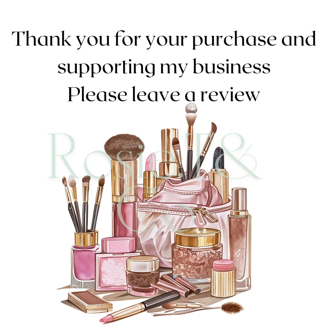 Makeup Clipart Illustration Watercolor Fashion Glam Clip Art Beauty ...