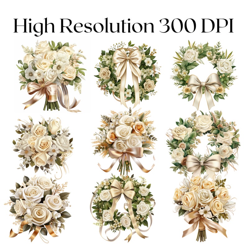 Wedding Clipart Wedding Flower Bouquet Clip Art Flower Girl ...