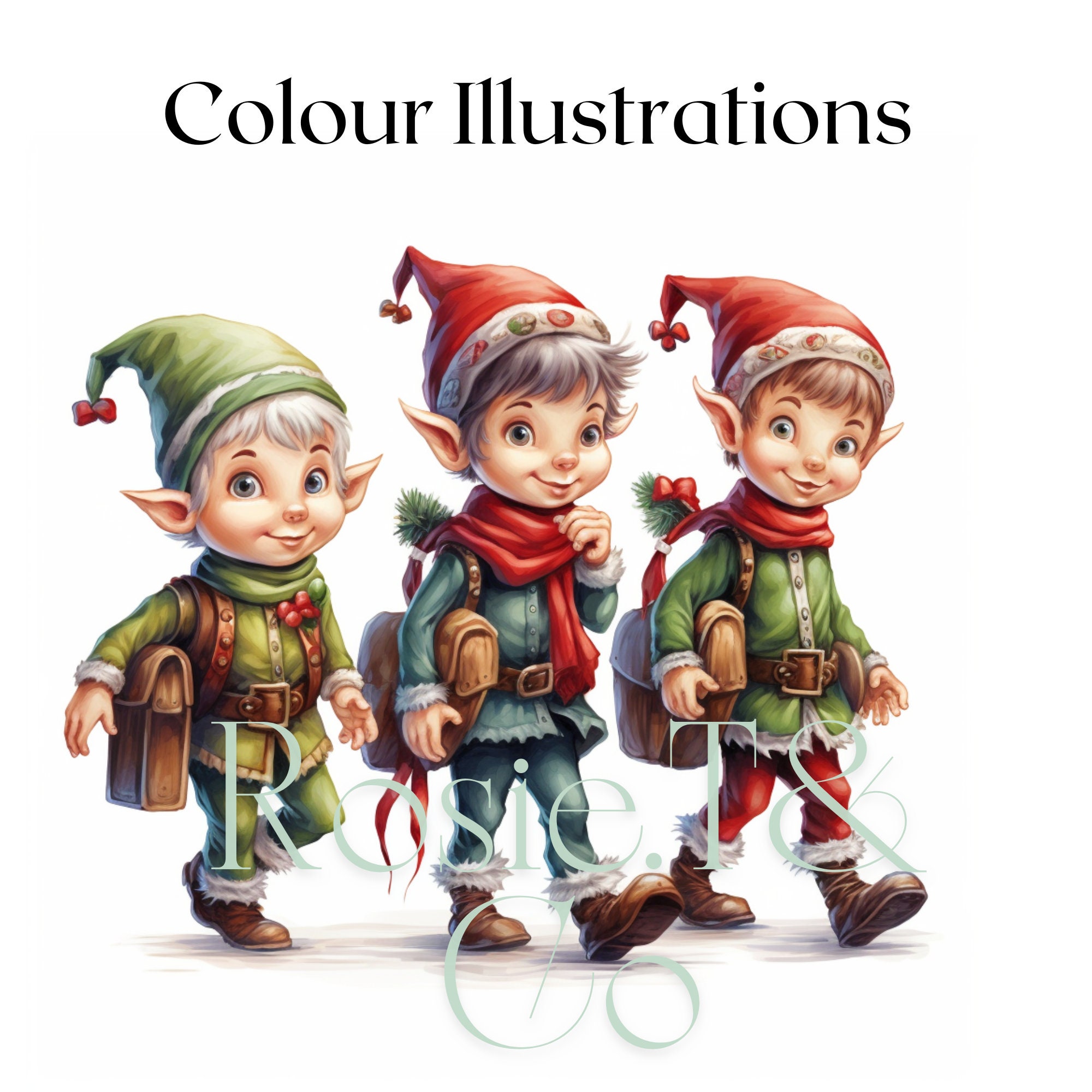 80 Christmas Clipart Bundle, PNG Image Transparent, Xmas Clip Art ...