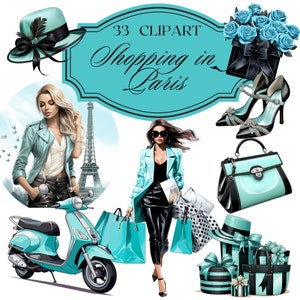 Paris Girls Clipart Spring Fashion Clipart Fashion Girl Clip Art ...