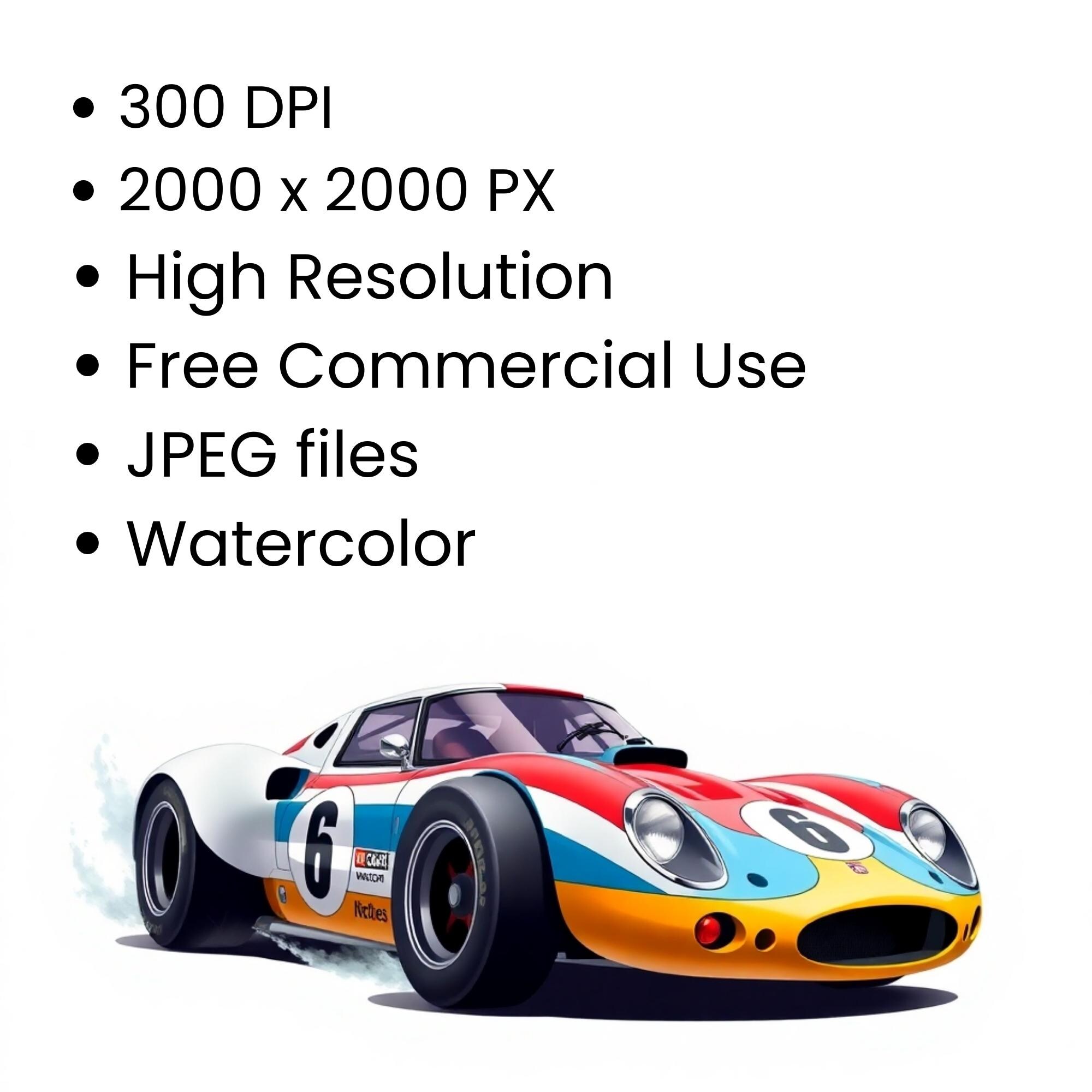 Little Racer Clipart - Watercolor Cute Kids Racing Illustrations ...