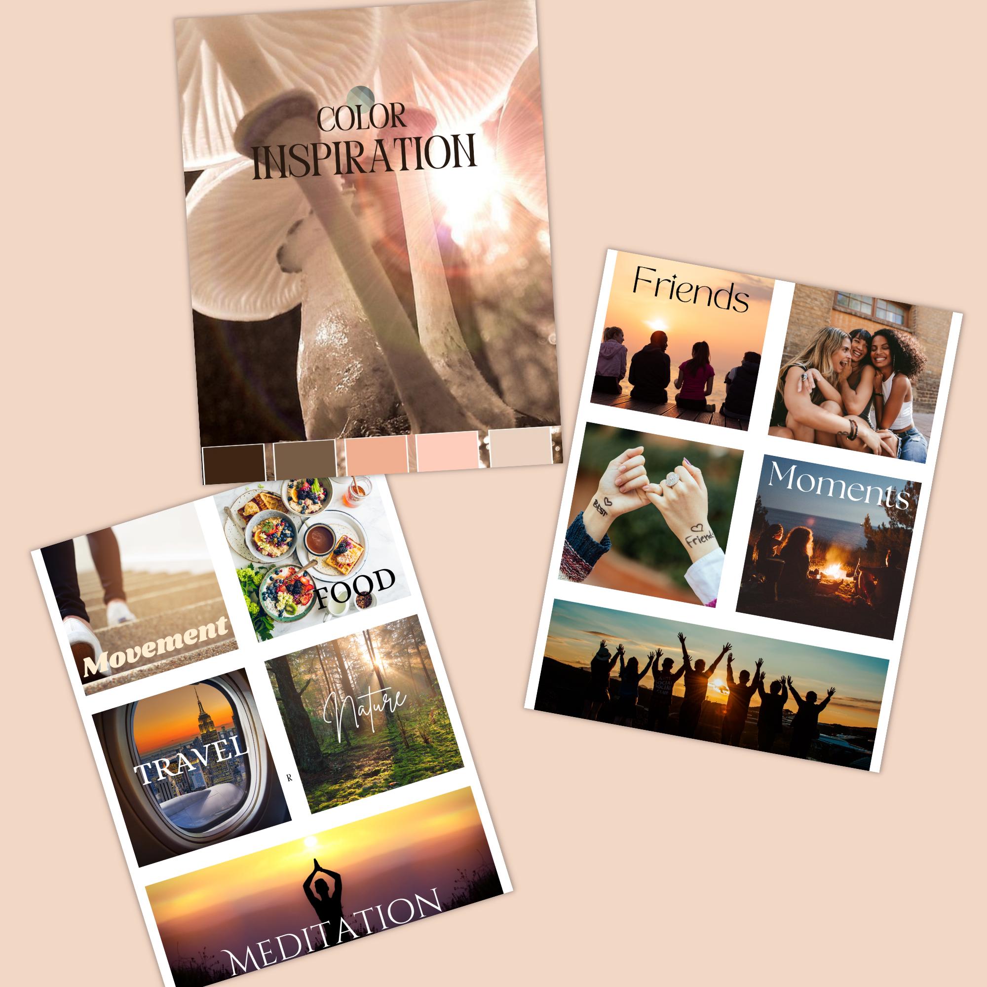 Vision Board, Vision Board Printables, Vision Board Kit, Affirmation ...