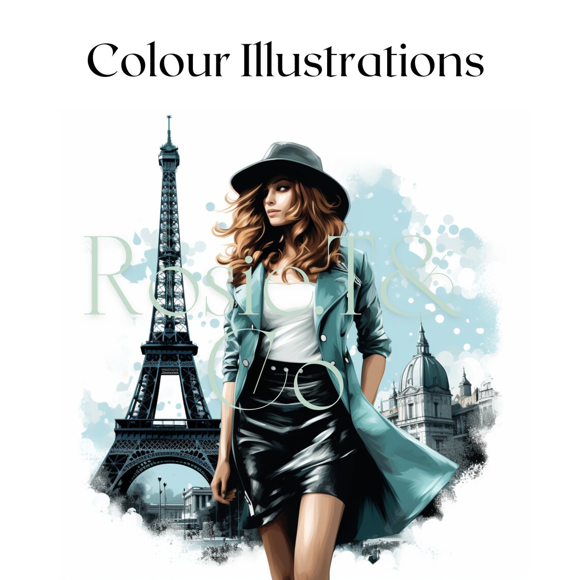 Paris Girls Clipart Spring Fashion Clipart Fashion Girl Clip Art ...