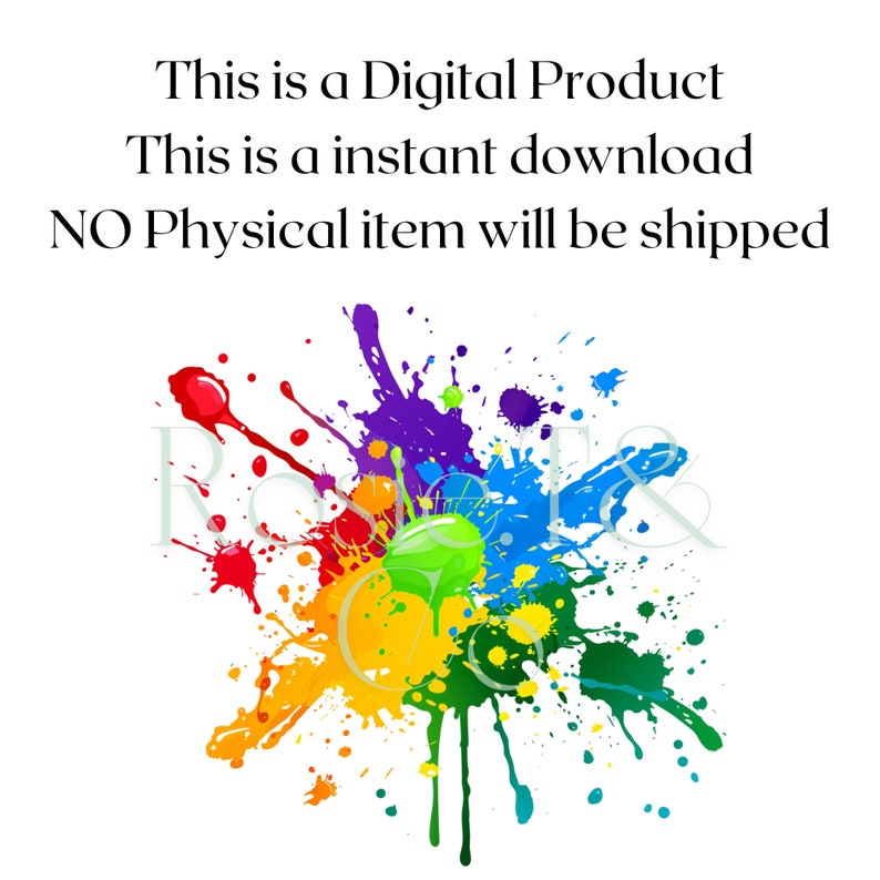 Colorful Ink Splash Clipart Color Splash Paint Splatter Illustration ...