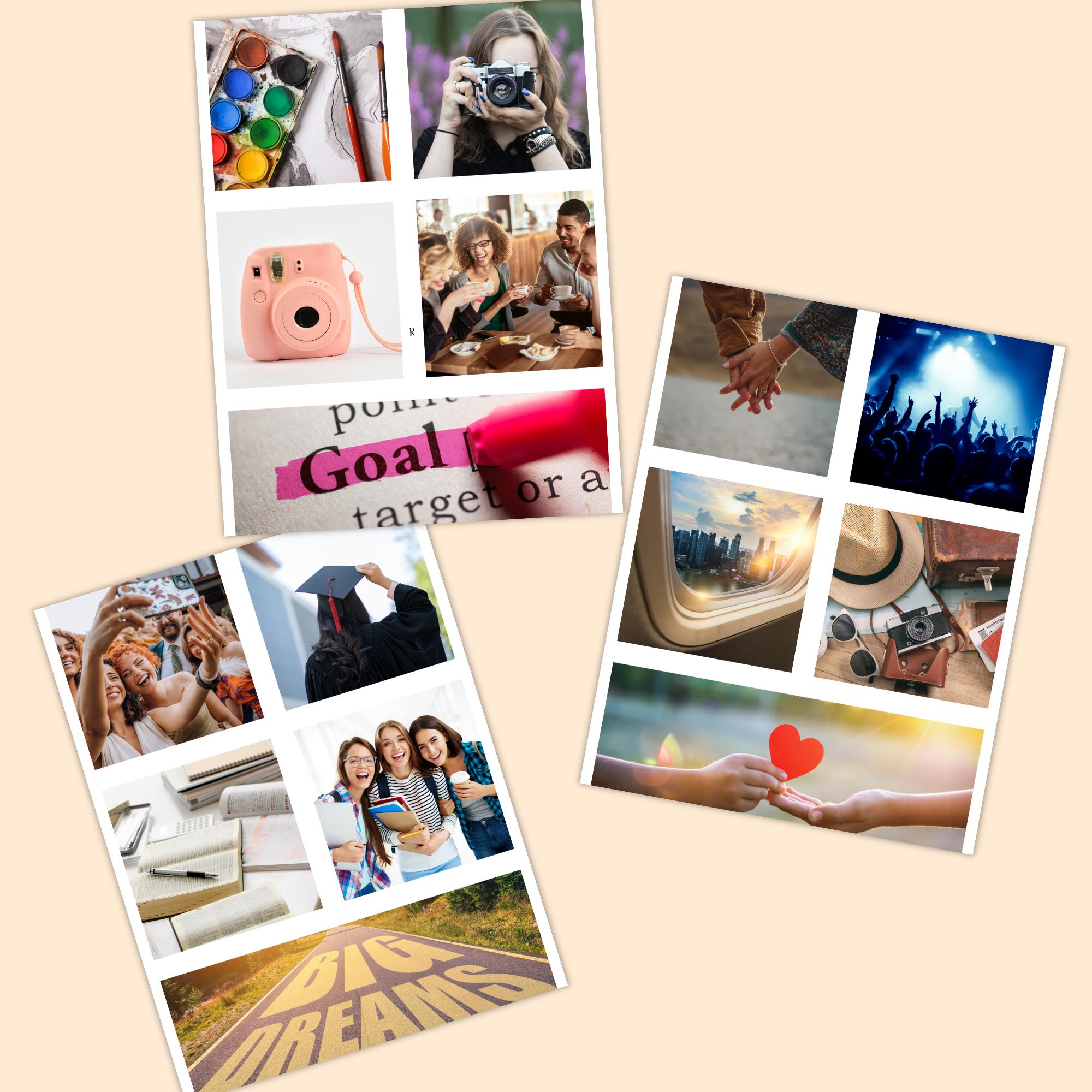 Teen Vision Board Kit Printable | Aesthetic Vision Board for Teens ...