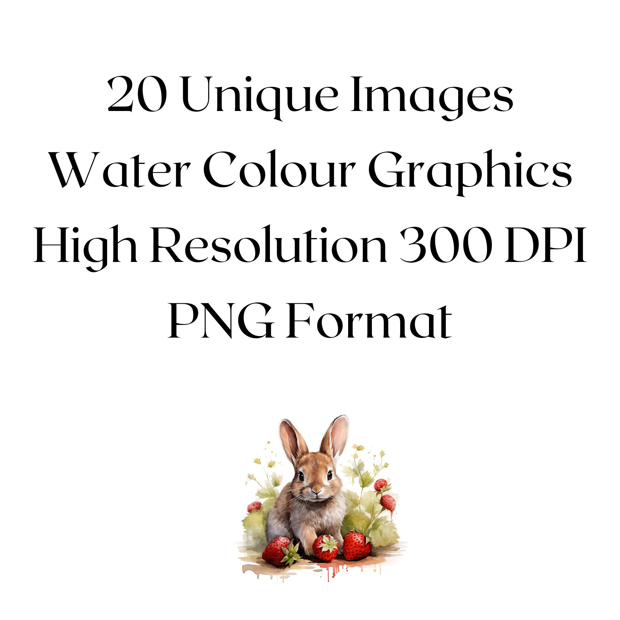 Strawberry Clipart Bundle, Watercolor Strawberry, Fruity Design, Spring ...