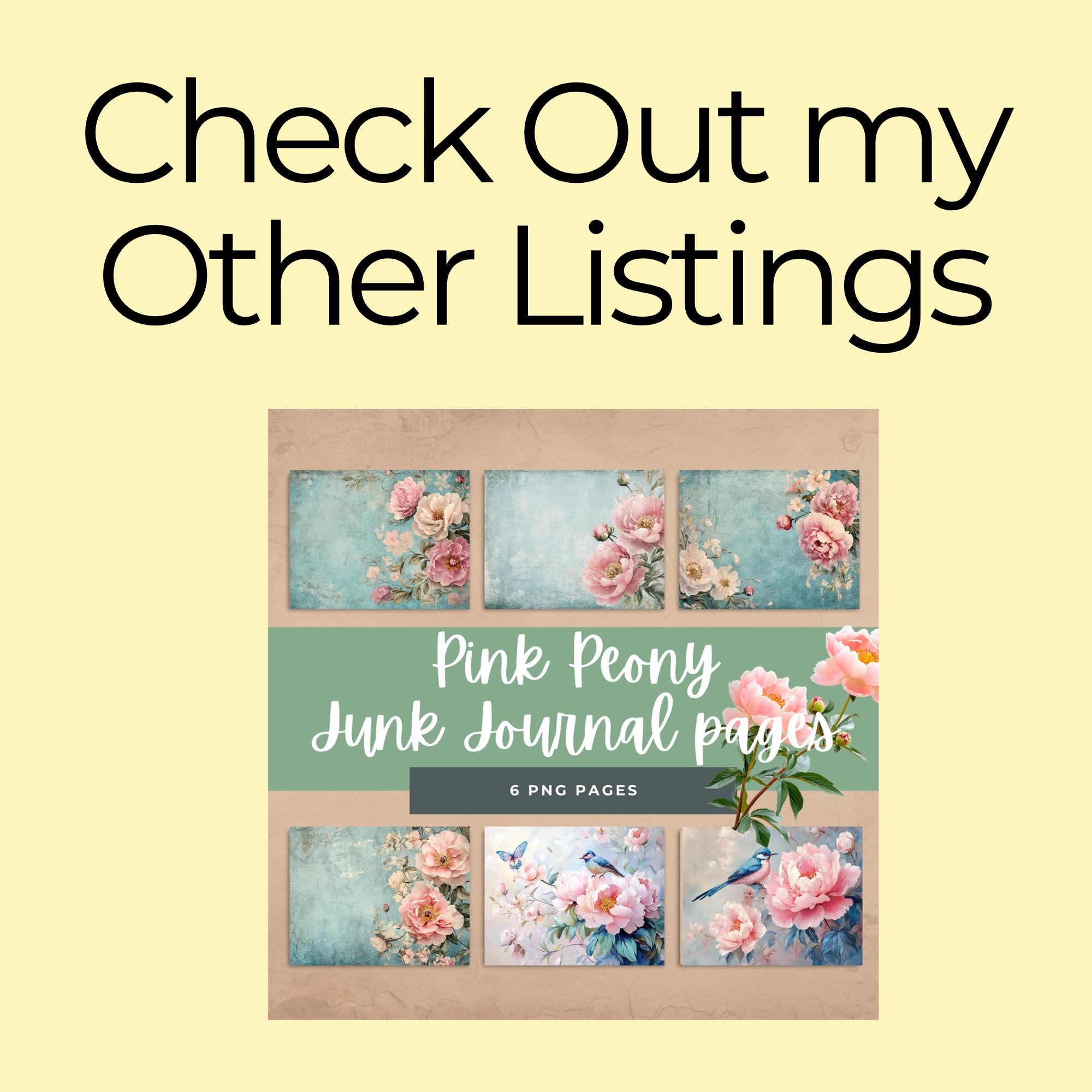 Junk Journal Folio Template Kit, Canva Template, Printable Canva Frame ...