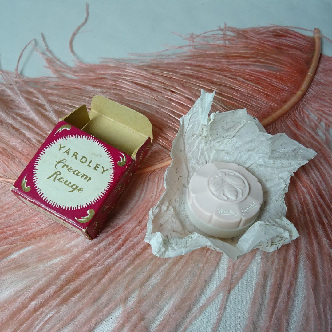 Vintage 1940s/40s 1950s/50s Yardley Bee CREAM ROUGE & BOX Packaging ...